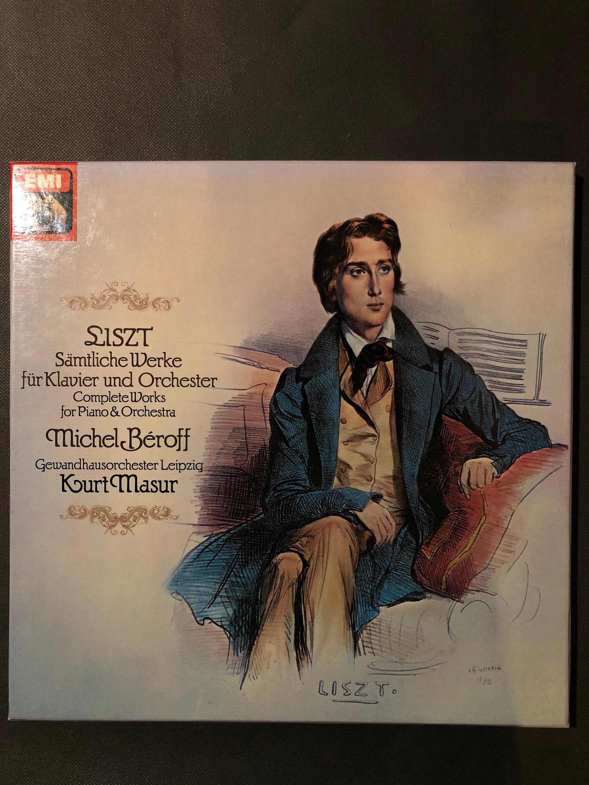 Liszt, Complete Works for Piano& Orchestra Michel Beroff, Orchester Leipzig Conduc. Kurt Masur ...