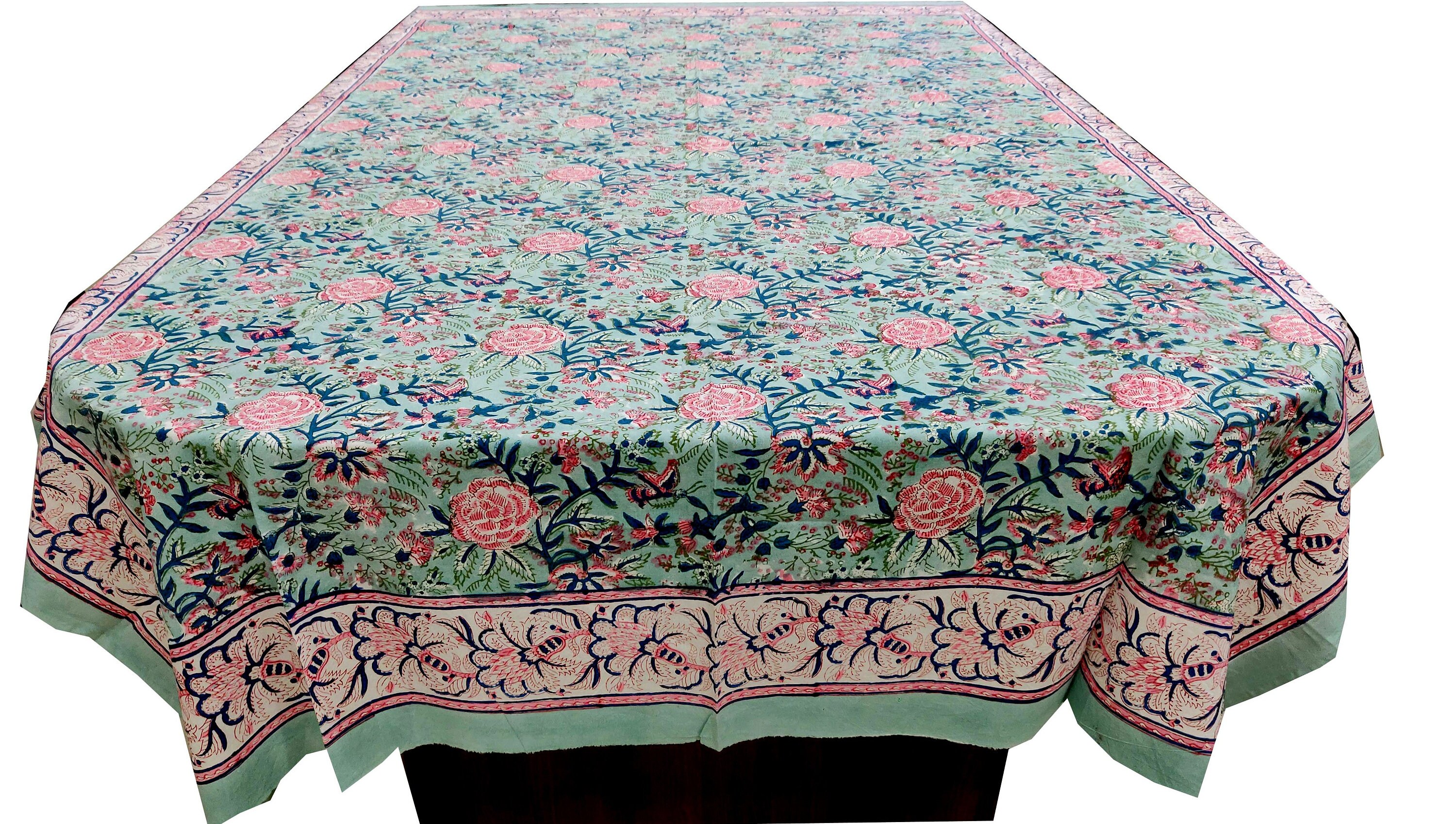 Block Print Table Cover Table Cloths Dinning Table Cover - Etsy