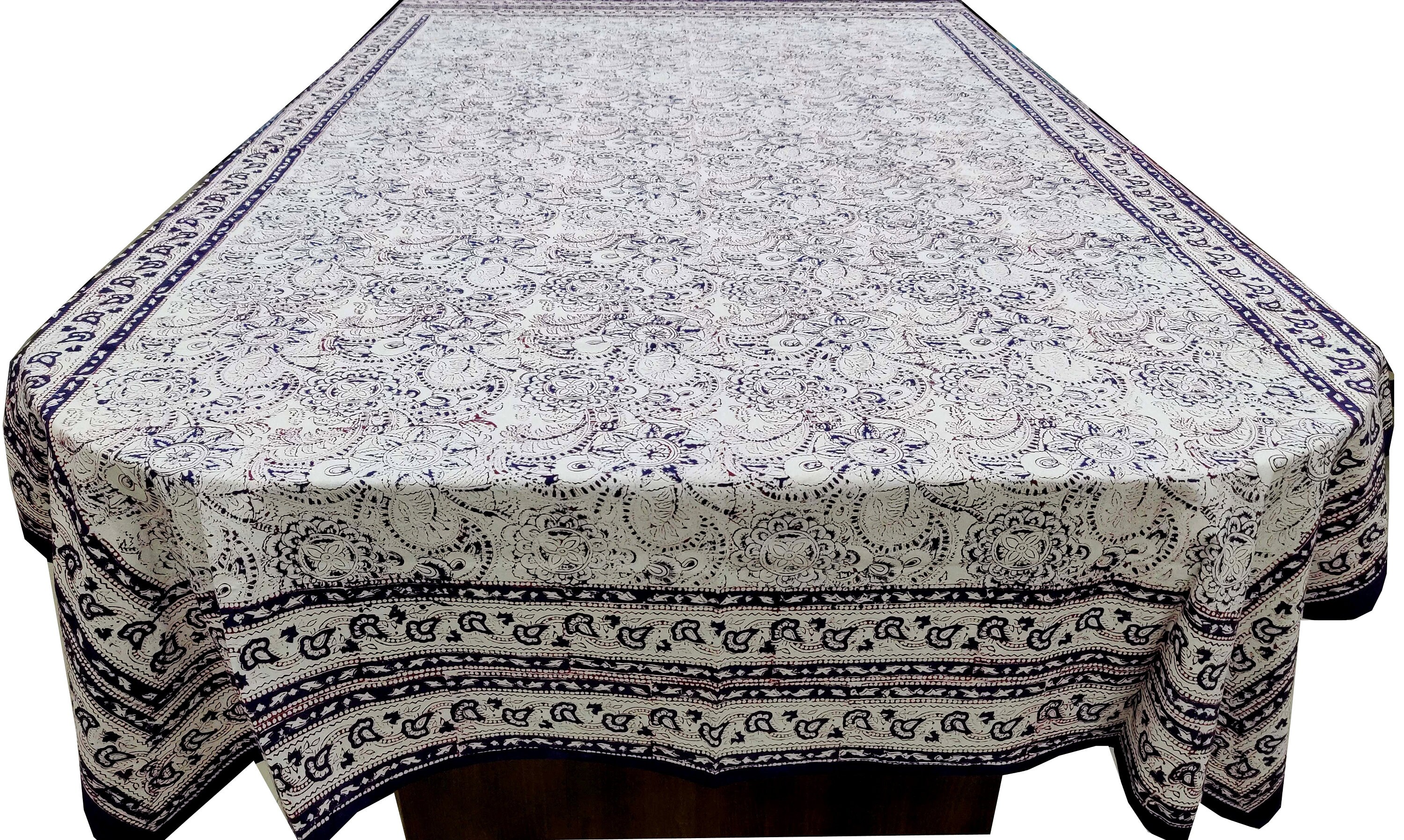 Block Print Table Covertable Cloths Dinning Table | Etsy