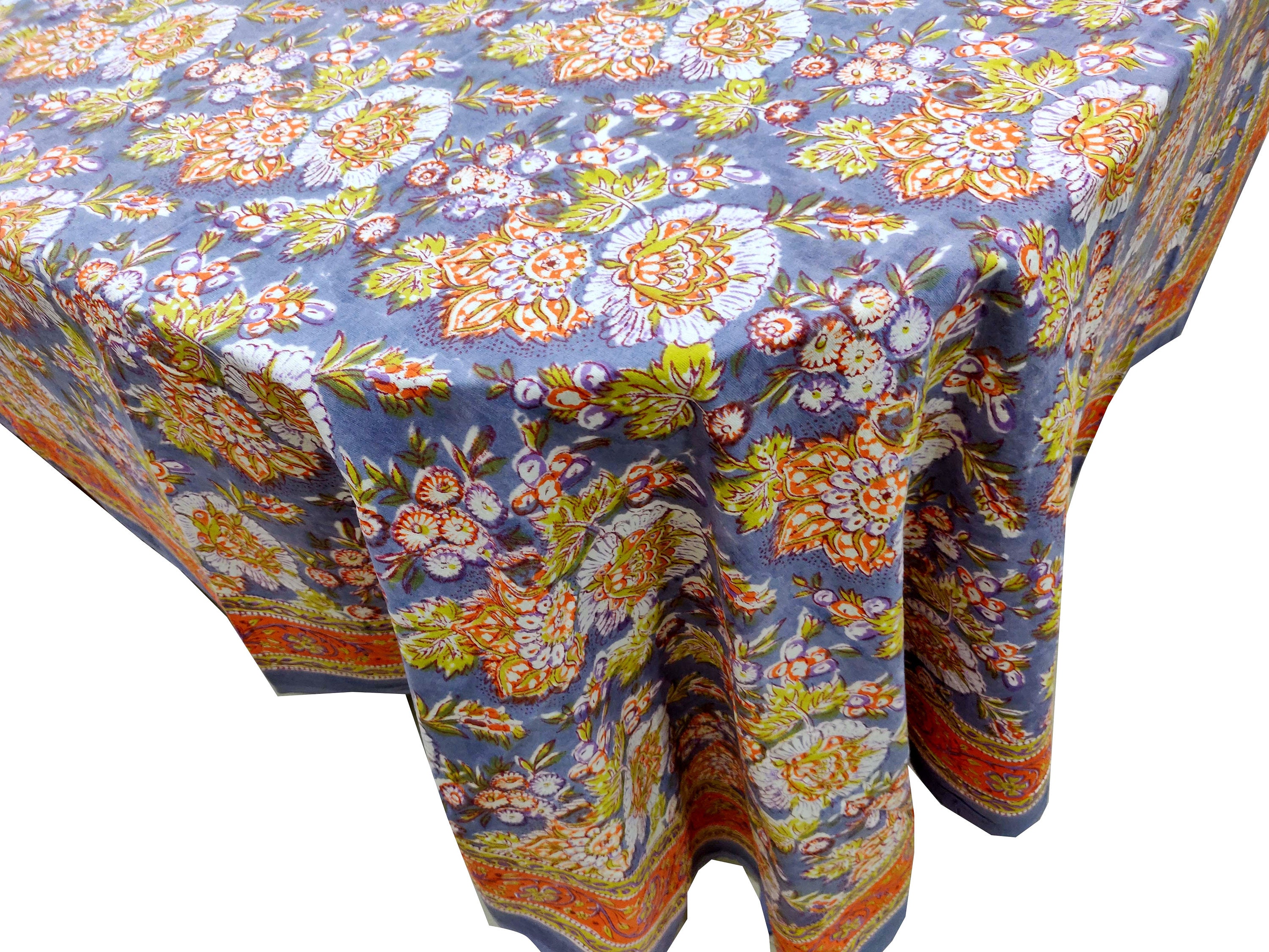 Block Print Table Covertable Cloths Dinning Table - Etsy