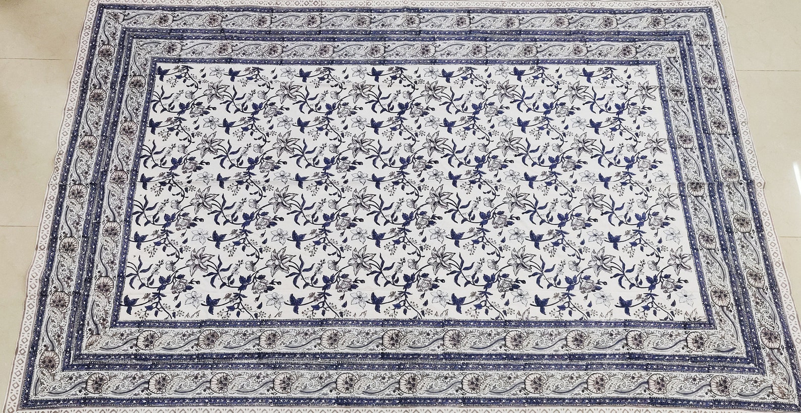 Floral Design Table Cover Table Cloths Dinning Table Cover - Etsy