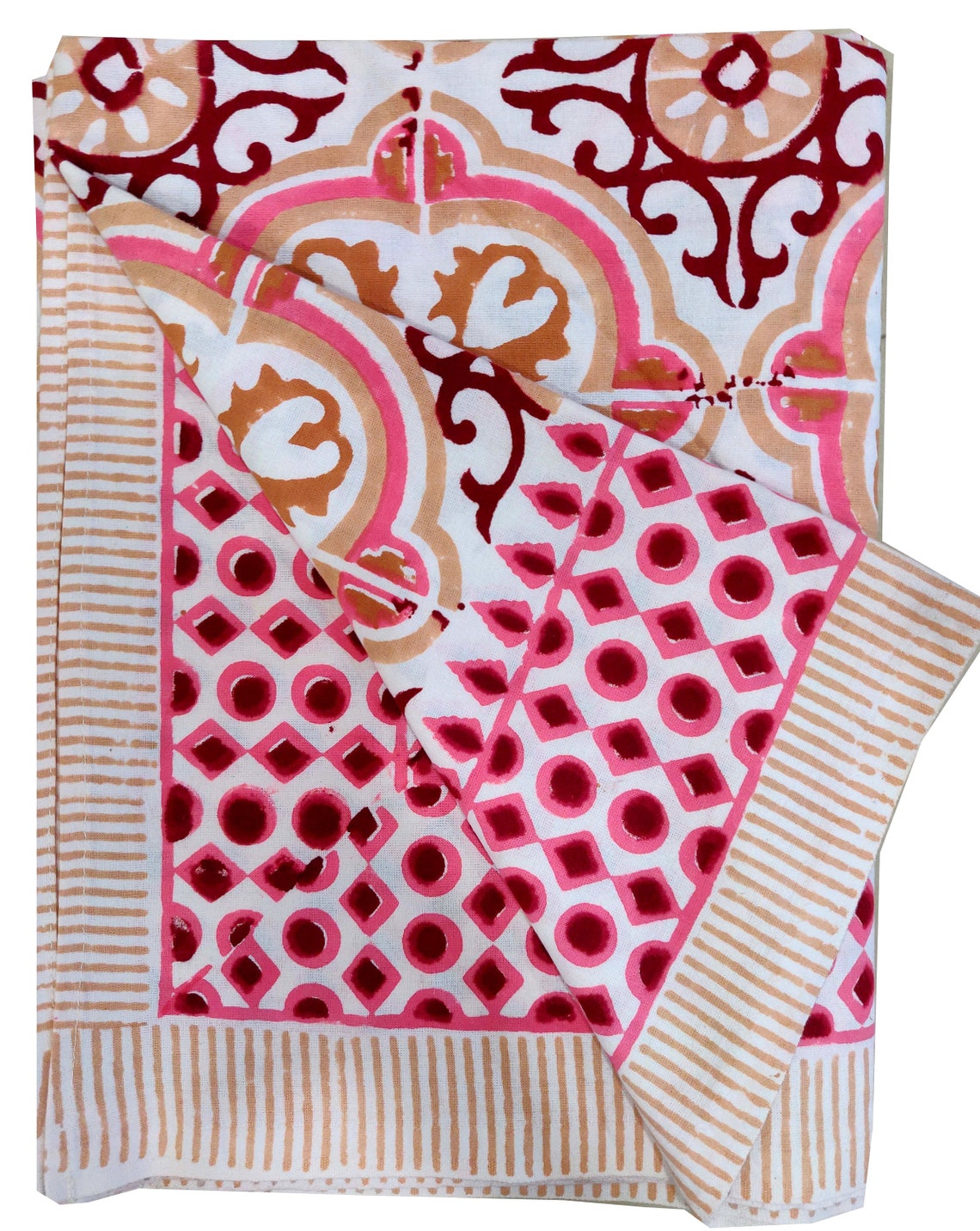 Block Print Table Covertable Cloths Dinning Table | Etsy