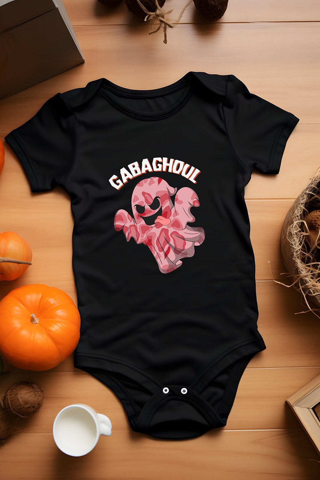 Gabaghoul Ghost Italian Ham Halloween Gabagool Parody T-shirt ...