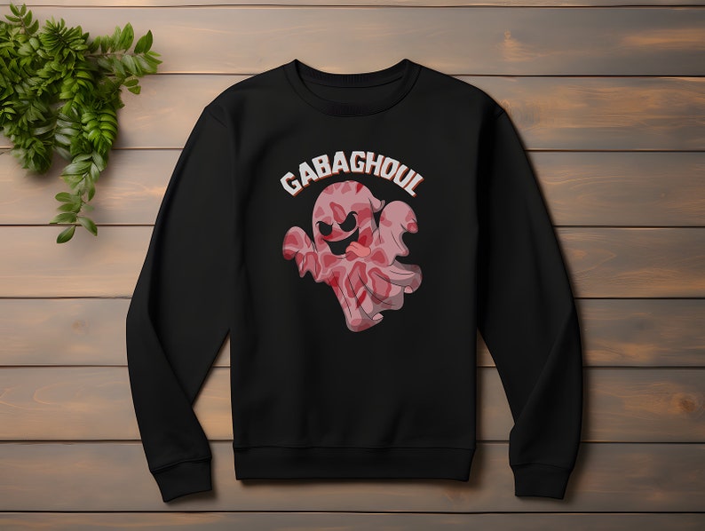 Gabaghoul Ghost Italian Ham Halloween Gabagool Parody T-shirt ...