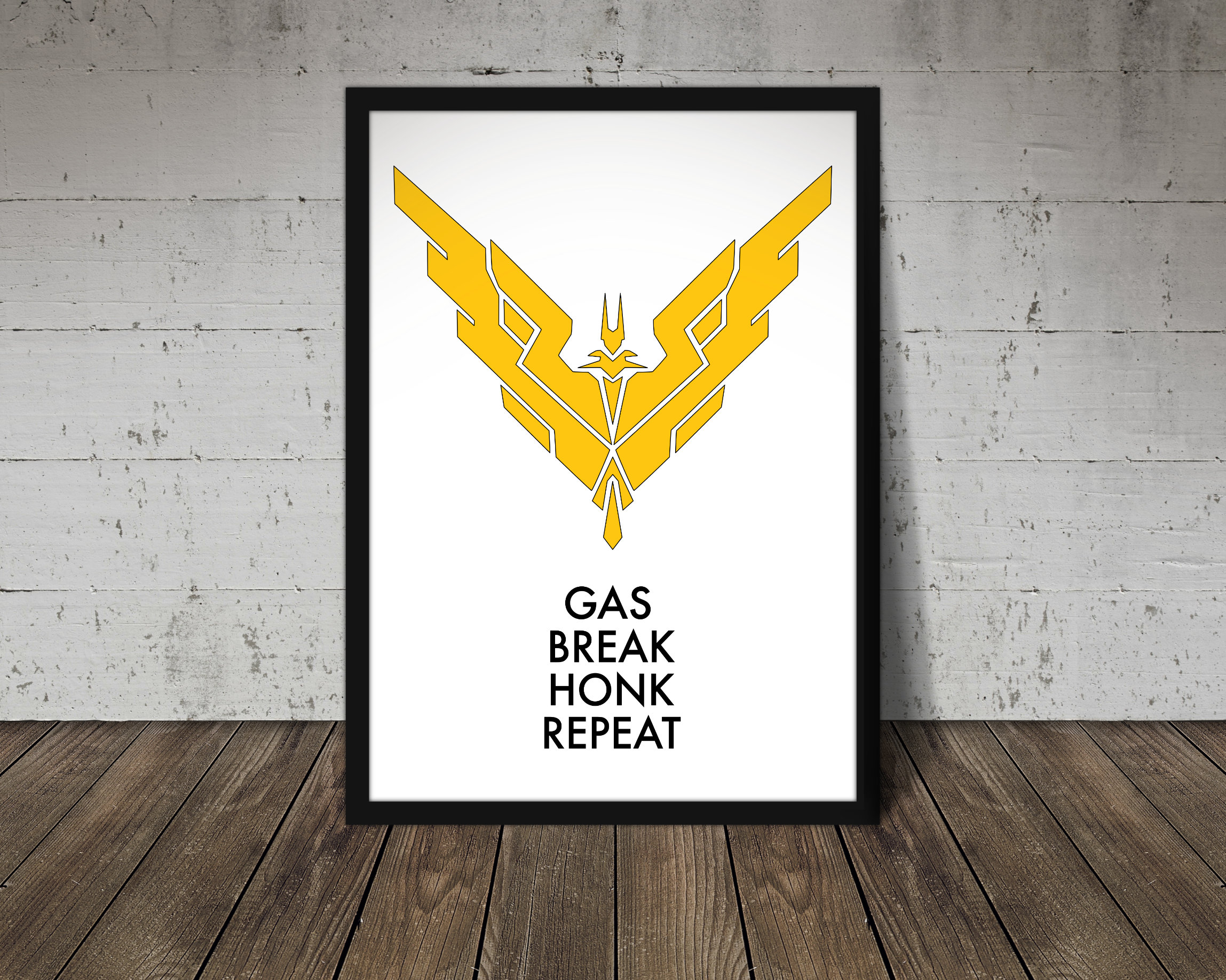 Elite Gas Break Honk Repeat Fan Art Poster - Etsy