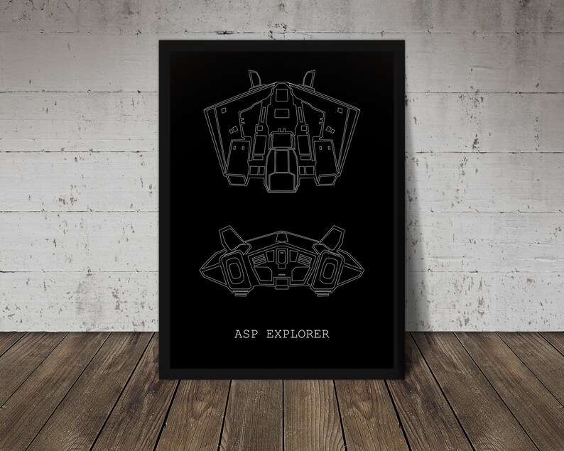 Elite Retro Asp Explorer Fan Art Poster - Etsy