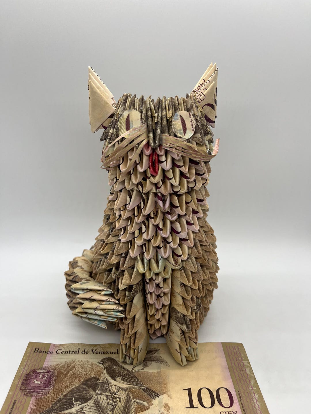 Cat Made From Venezuelan Money - Etsy