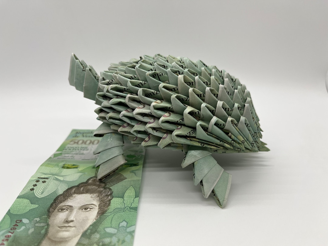 Small Turtle Made From Venezuelan Money - Etsy
