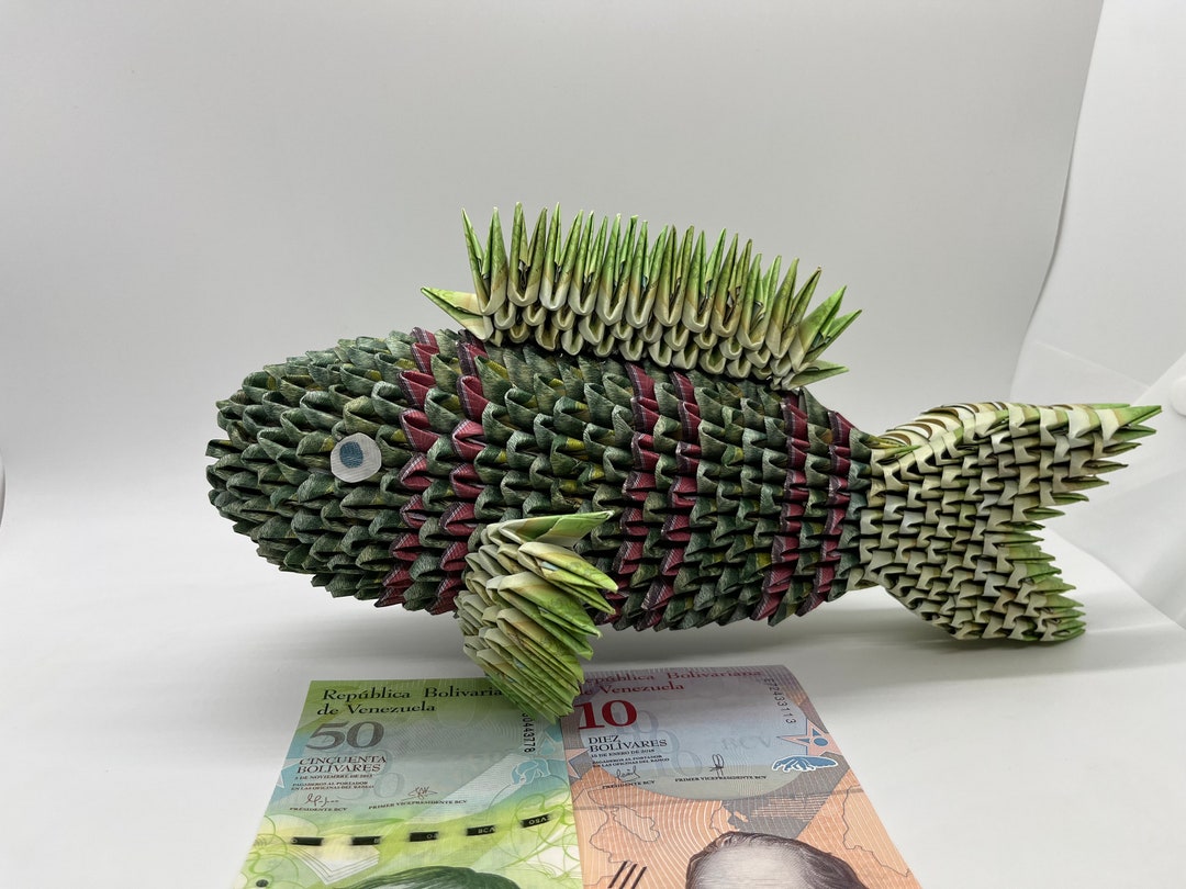 Colorful Fish Made From Venezuelan Money - Etsy