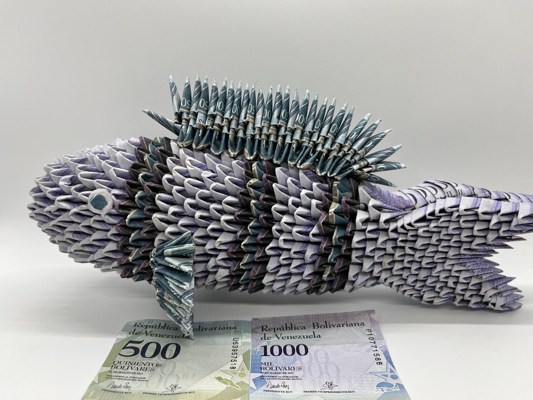 Colorful Fish Made From Venezuelan Money - Etsy