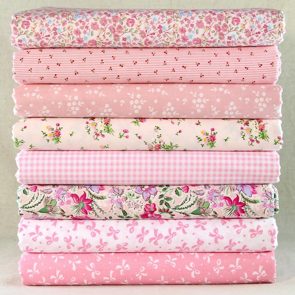 Pink Quilting Fabric - Etsy