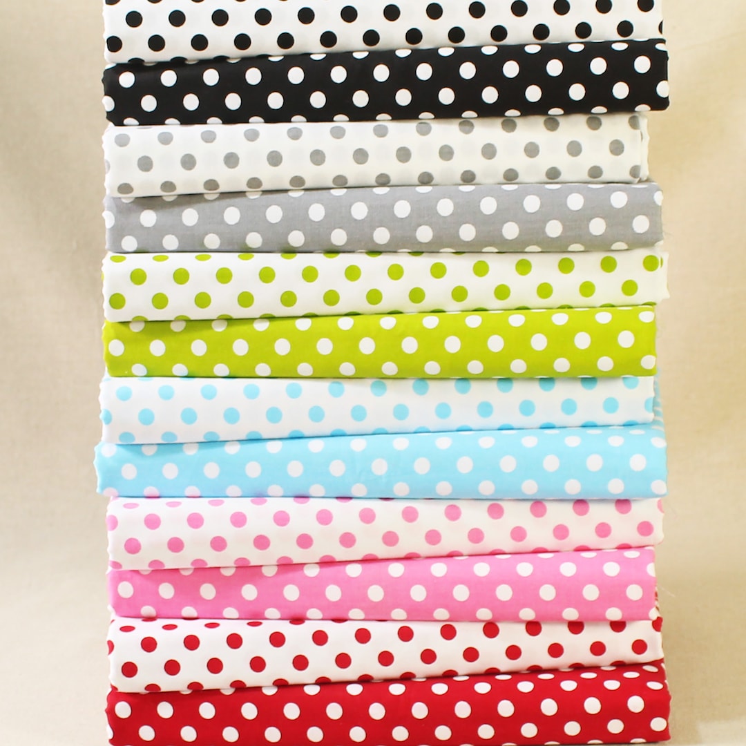 Polka Dot Stof, Fat Quarters, Quilt Stof Katoen, Stof Materiaal, Craft ...