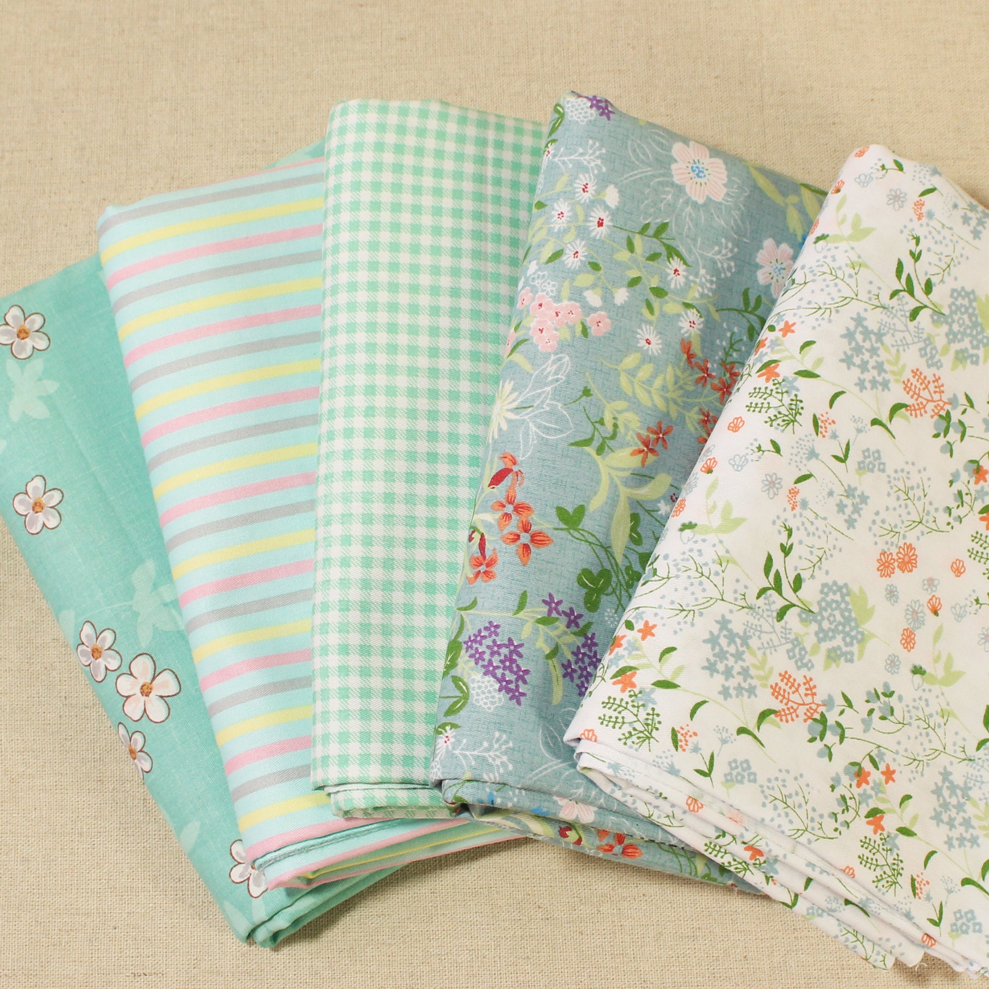 51 Assorted Charm Pack Fabric100% Cotton Pre Cut 5 - Etsy