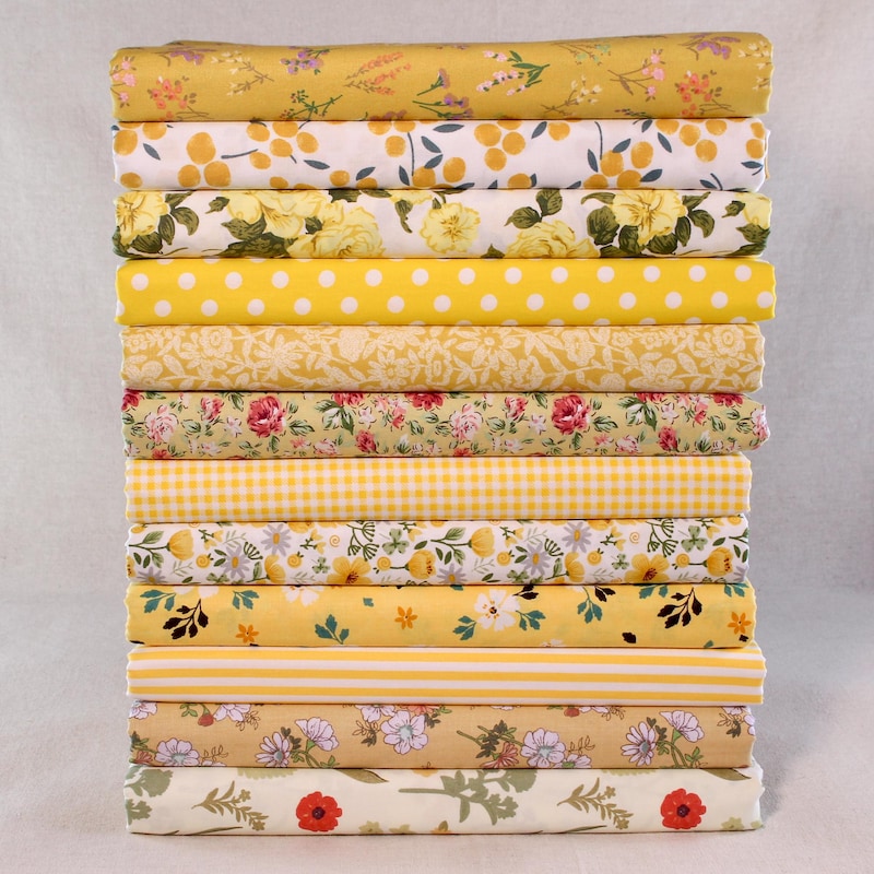 Assorted Yellow Fabric - Etsy