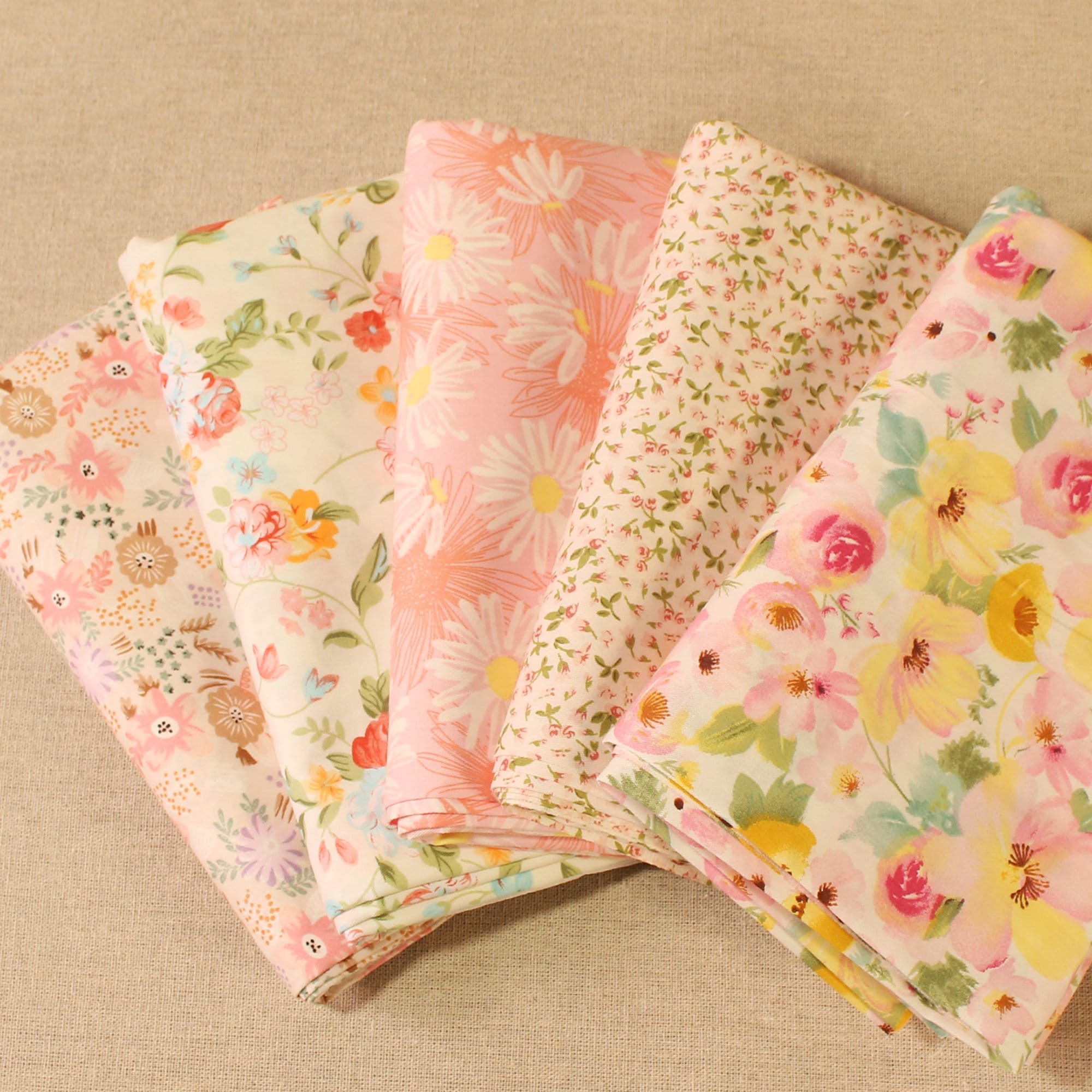 51 Assorted Charm Pack Fabric,100% Cotton Pre Cut 5" Squares,fabric ...