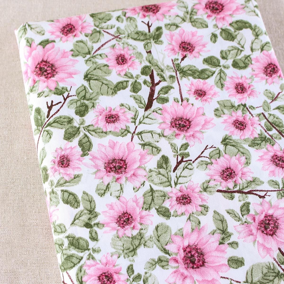 12 Pink Floral Cotton Fabric,quilting Fabric,quilt Precut 10" Sqaures ...