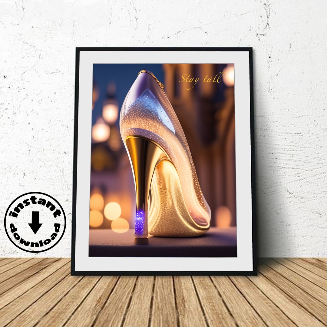 Heels Print, Stiletto Heel Poster, Girl Office Art, Fashion Wall Art ...