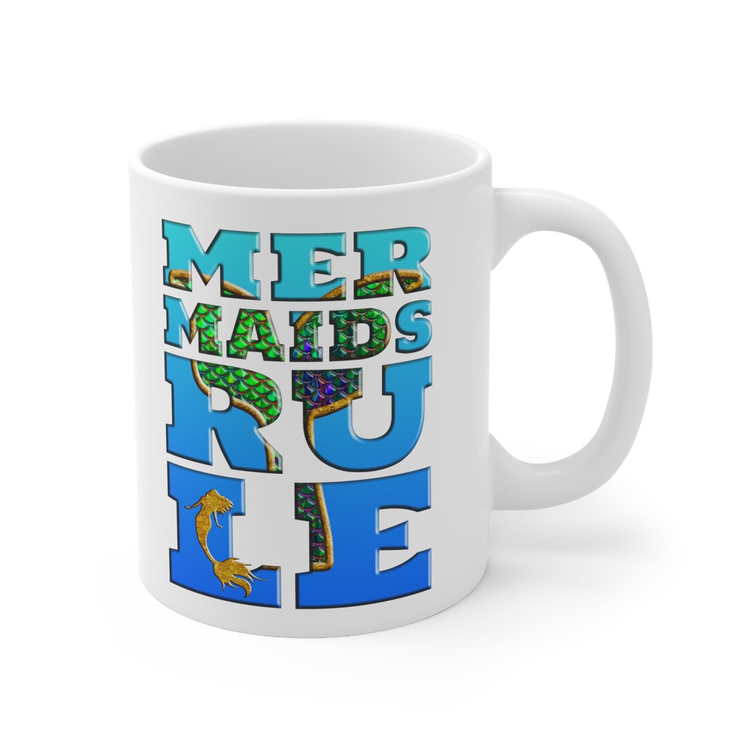 Mermaid Mug, Mermaid Coffee Mug, Mermaid Coffee Cup, Mermaid Gift ...