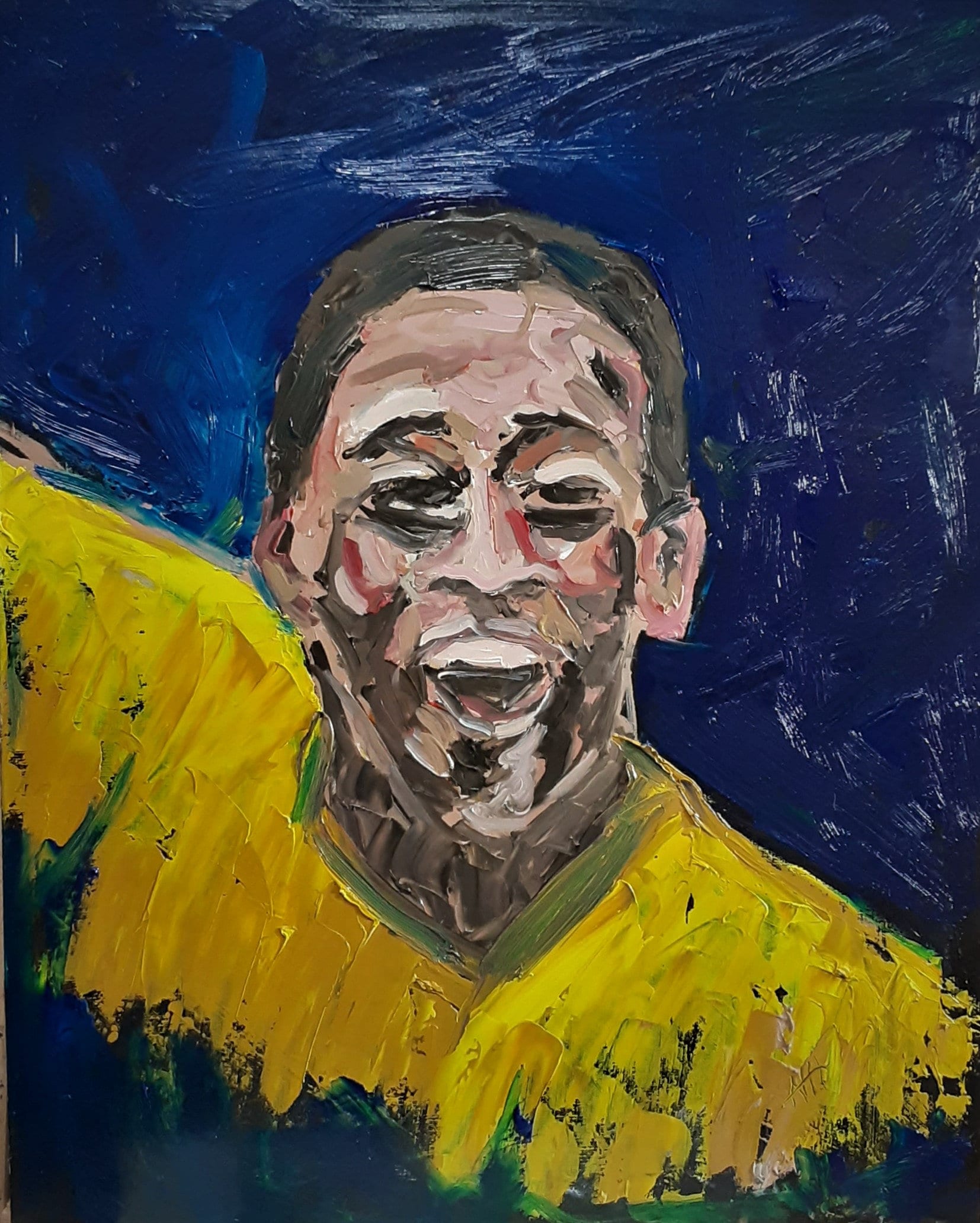 Pele 16 X 20 Inch Original Oil Unframed Painting - Etsy