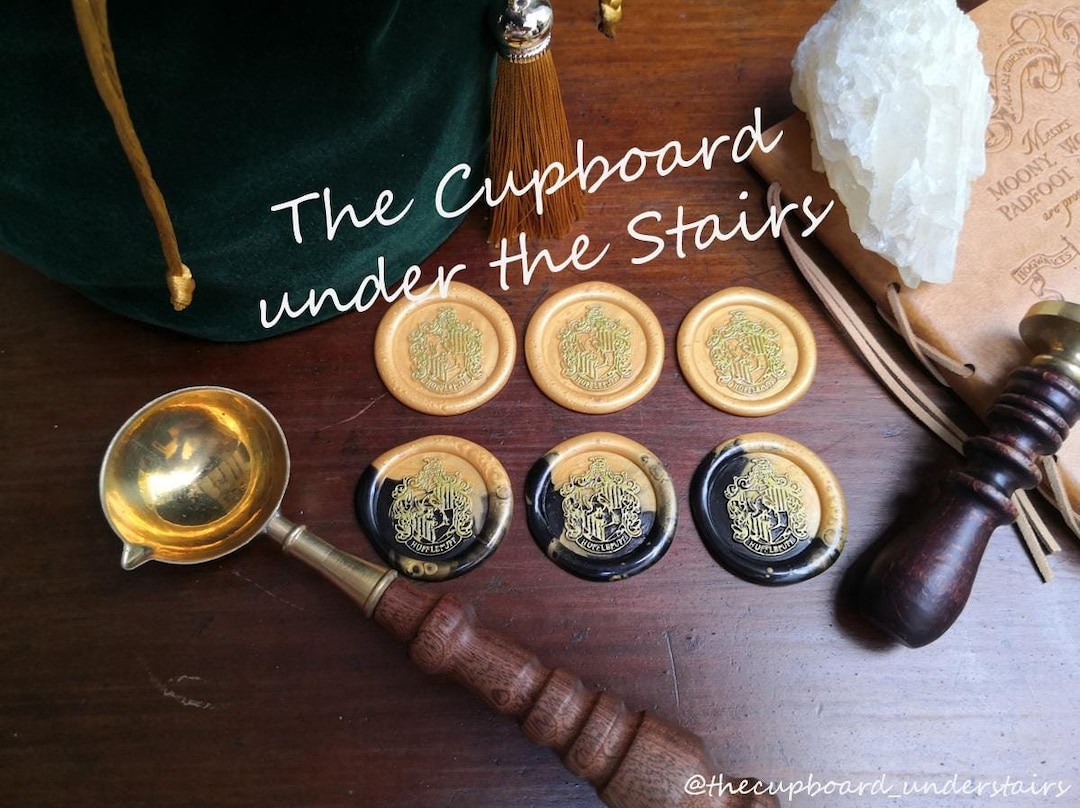 PREMADE Wizard Collection Wax Seals | Yellow Crest - Set of 6 - Etsy