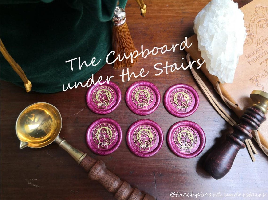 PREMADE Wizard Collection Wax Seals | Owl Post - Set of 6 - Etsy