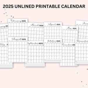 Printable Calendar 2024 & 2025 With Lines, Calendar Printable Portrait ...