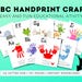 ABC Handprint Book, ABC Handprint Alphabet Art Craft Printable ...
