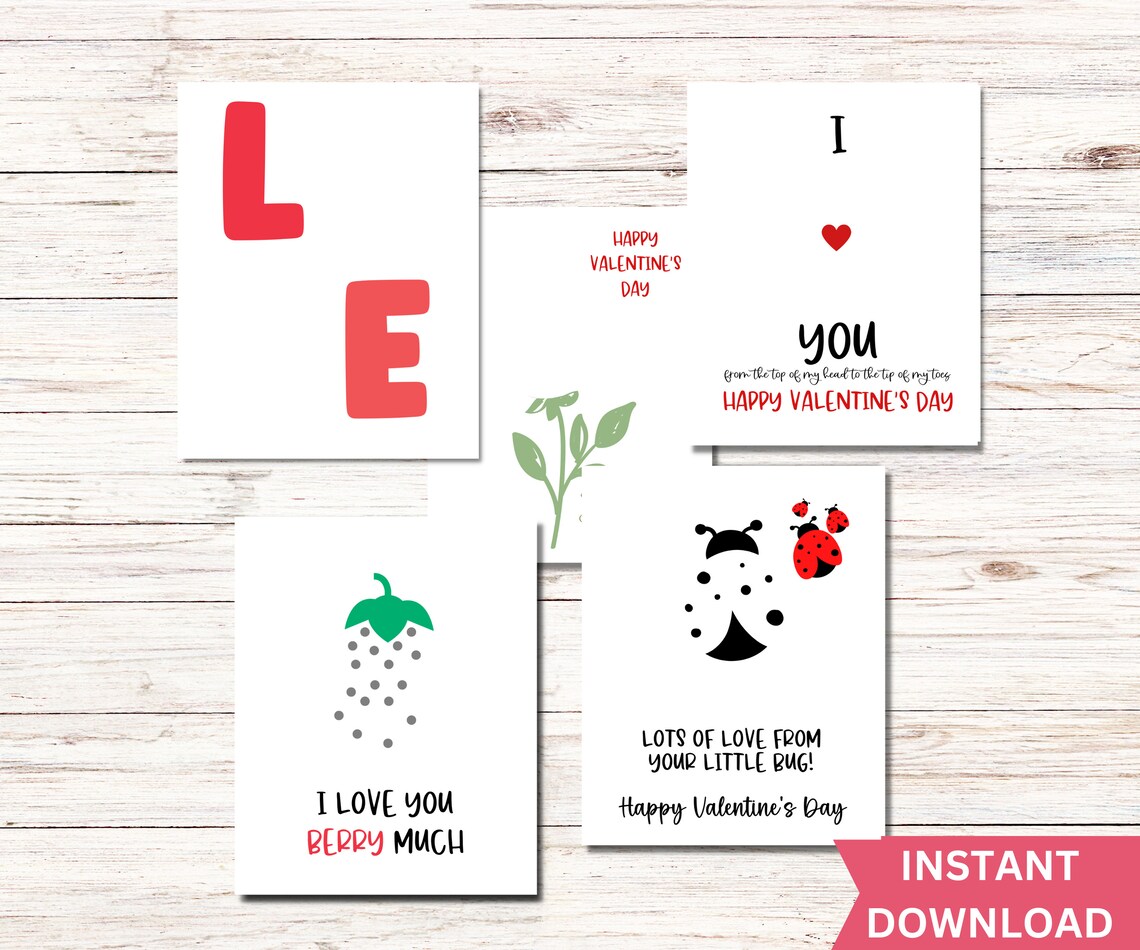 Valentine's Day Handprint Art Craft BUNDLE February Handprint Art Kids ...