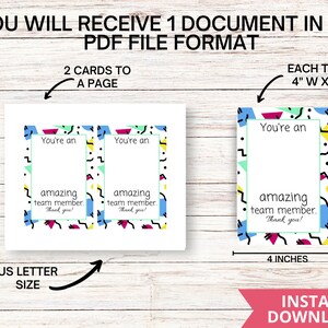 You're an EXTRA Amazing Team Member Gum Tag Printable | Team ...