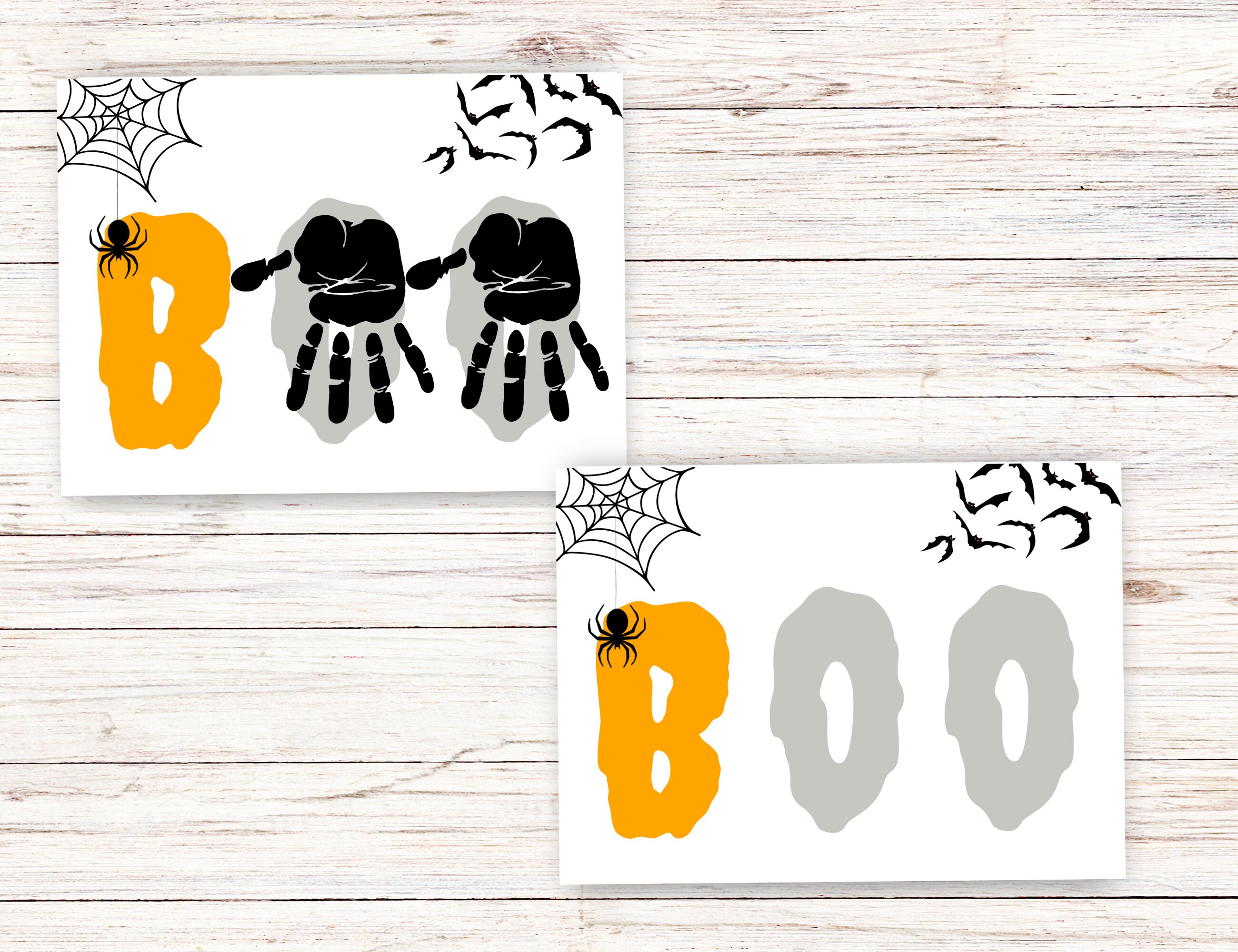 BOO Halloween Handprint Art Craft Keepsake | BOO Handprint Craft| Fall ...