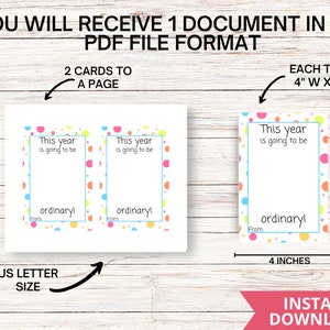 This Year is Going to Be EXTRA Ordinary | Gum Tag Printable | Back to ...