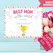 Printable Best Mom Award | Mother's Day Printable PDF| Mother's Day ...