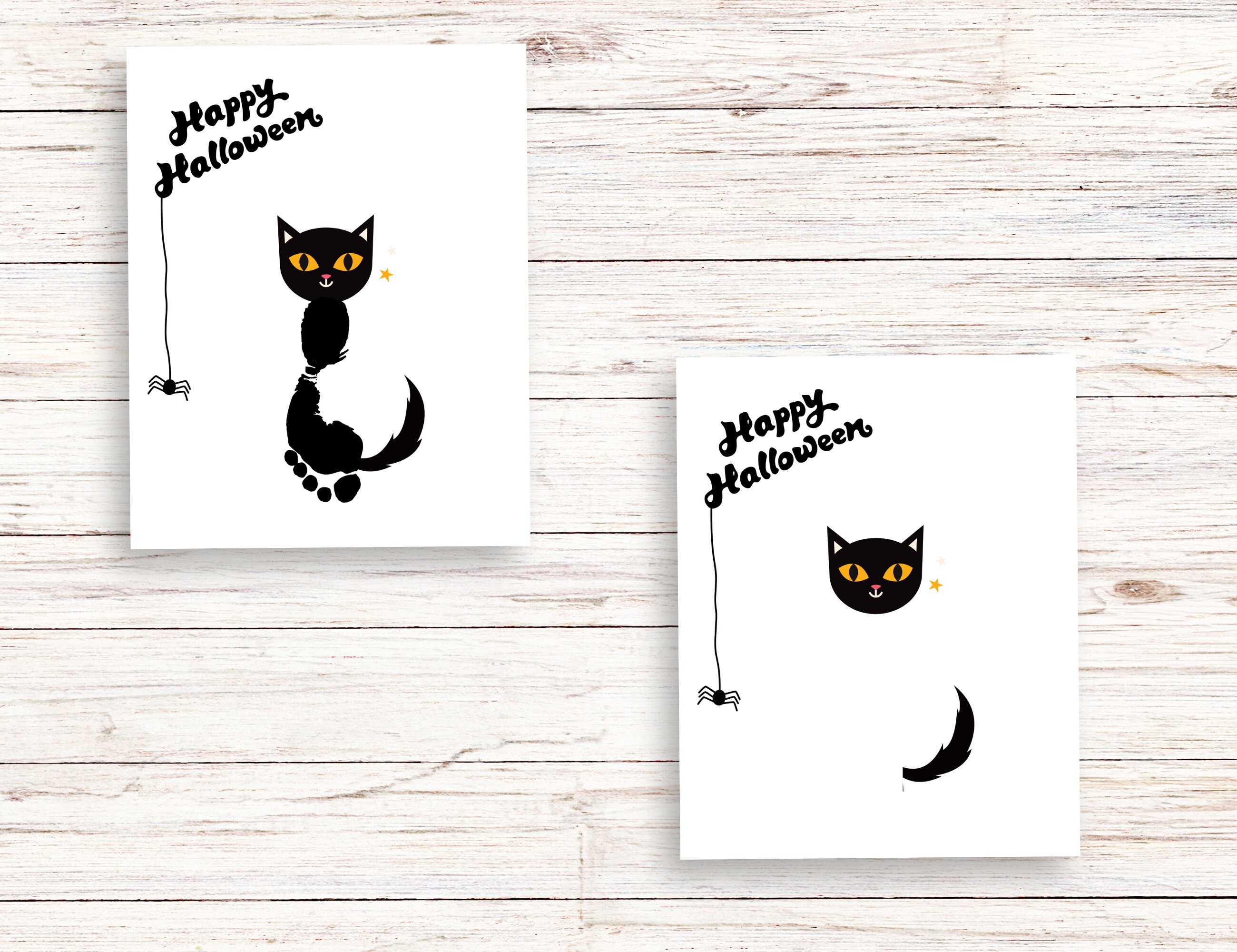 Happy Halloween Handprint Art Craft Keepsake |halloween Handprint ...