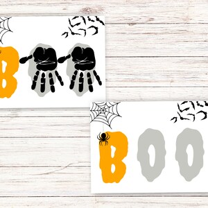 Happy Halloween Handprint Art Craft Keepsake |halloween Handprint ...