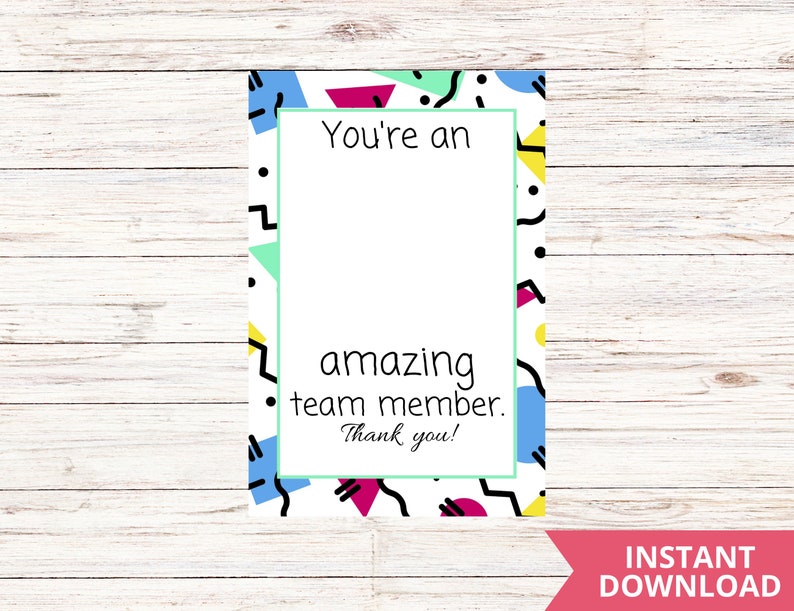 You're an EXTRA Amazing Team Member Gum Tag Printable | Team ...