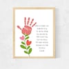 First Day of School Handprint Craft, Back to School Poem Handprint Art ...