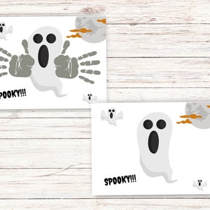 Happy Halloween Handprint Art Craft Keepsake halloween - Etsy