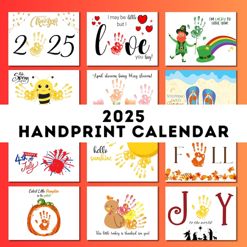 Baby Handprint Kit - Etsy