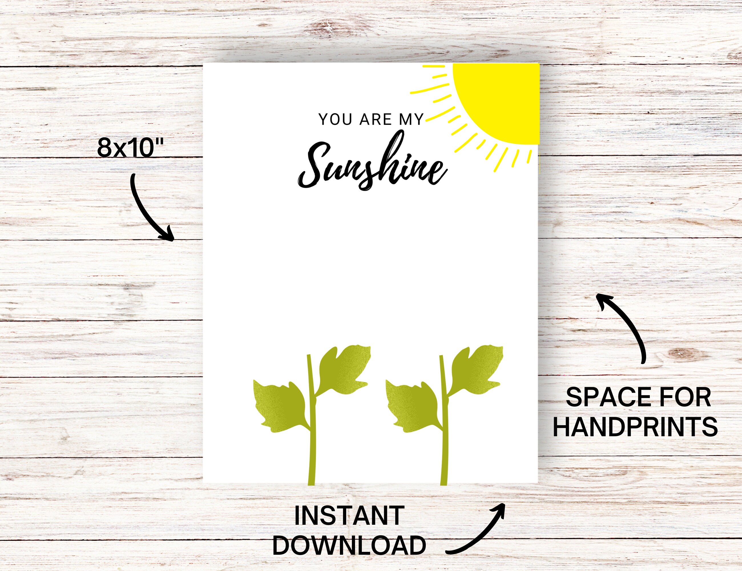 Sunflower Handprint Art,you Are My Sunshine Handprint Art Craft ...