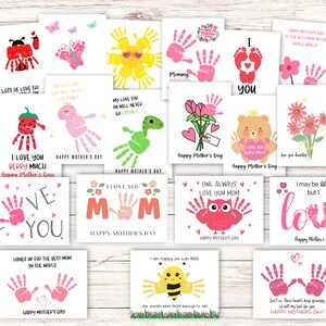 Mothers Day Handprint Bundle| Mothers Day Handprint Activity| Mothers ...