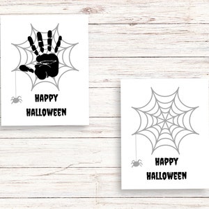 Happy Halloween Handprint Art Craft Keepsake |halloween Handprint ...