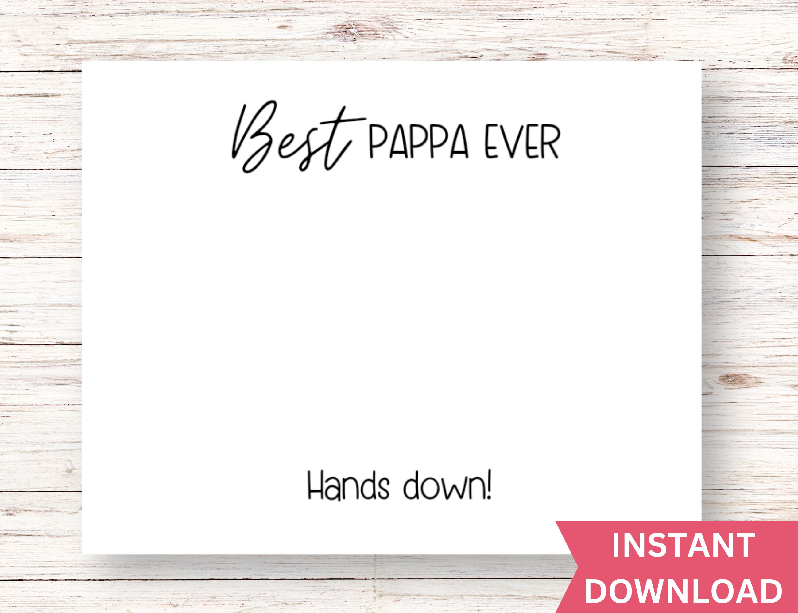 Best Papa Ever |best Papa Hands Down |father's Day Handprint Art Craft ...