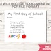 First Day of School Handprint Craft, Back to School Poem Handprint Art ...