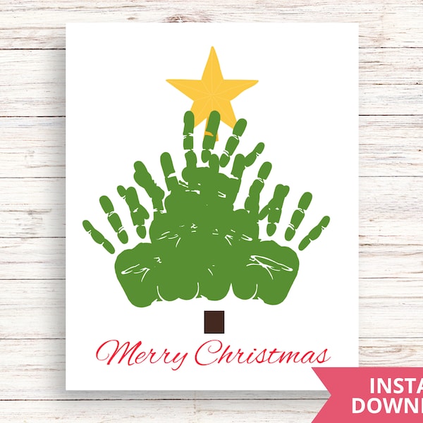 Handprint Tree - Etsy