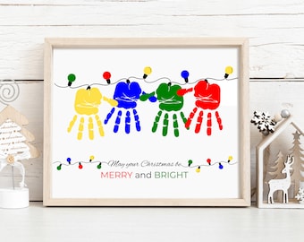 Earth Day Handprint Art/ Earth Day Toddler Handprint Printable - Etsy UK