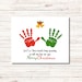 First Day of School Handprint Craft, Back to School Poem Handprint Art ...