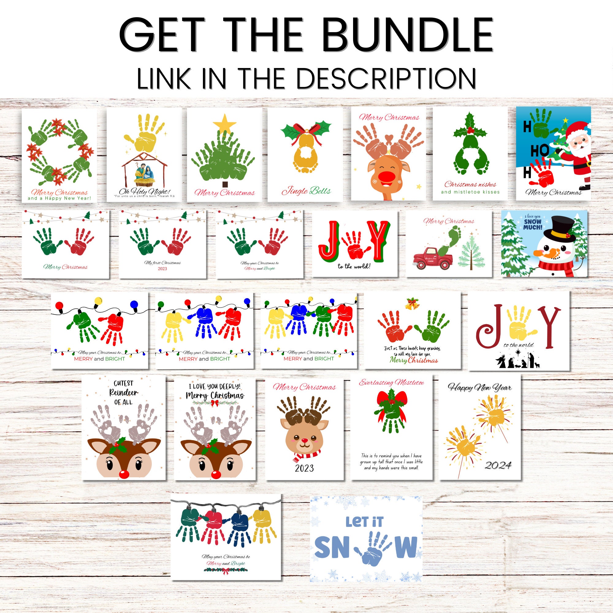 Christmas Handprint Art Preschool Craft | Kids, Baby, Toddler Daycare ...
