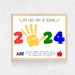 2024 Preschool Graduation Handprint, Last Day of School Handprint Art ...