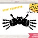 Bat Handprint Art Craft | Halloween Activities| Fall Handprint Craft ...