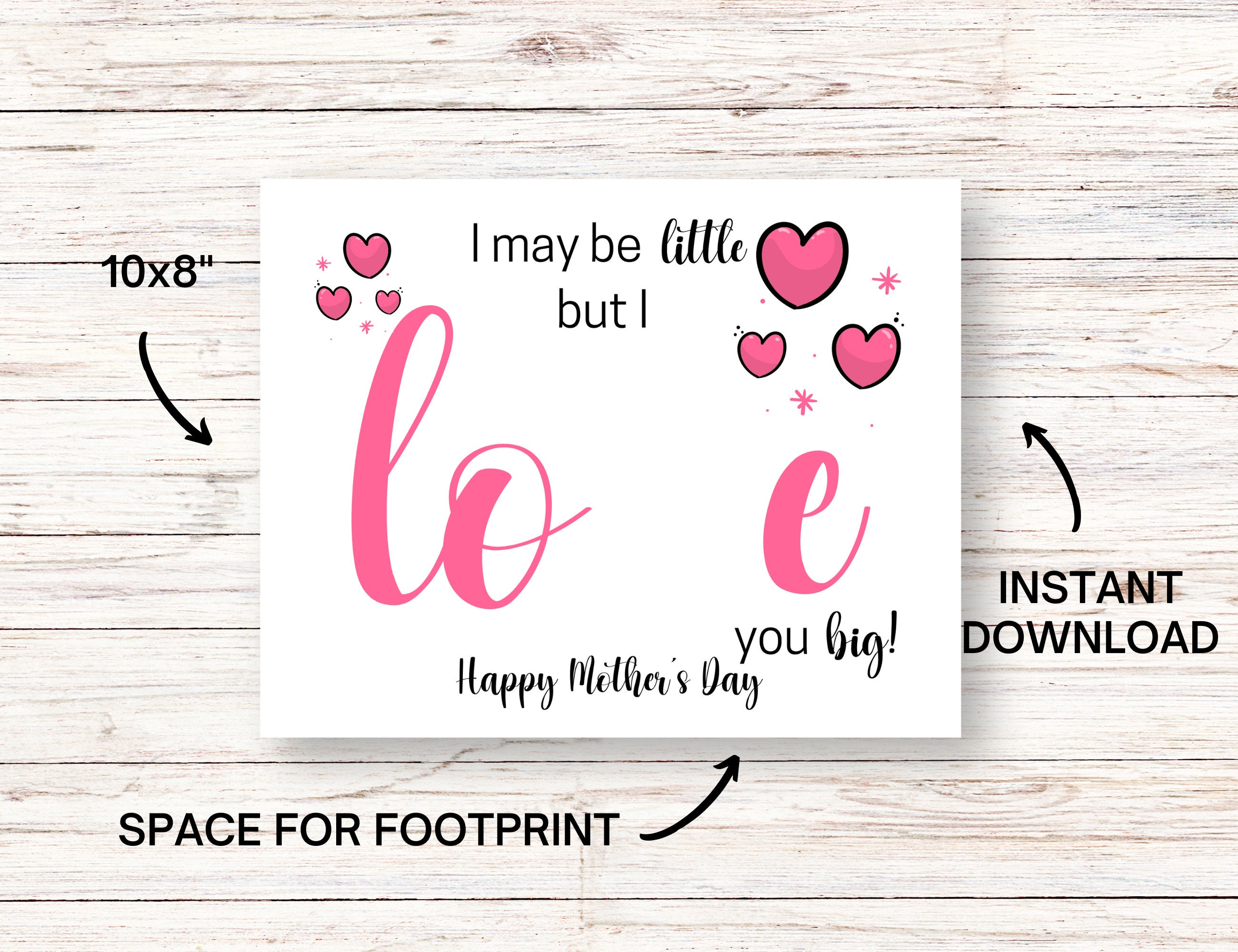 Mothers Day Love Footprint Art Craft| Footprint Art| Footprint Craft ...